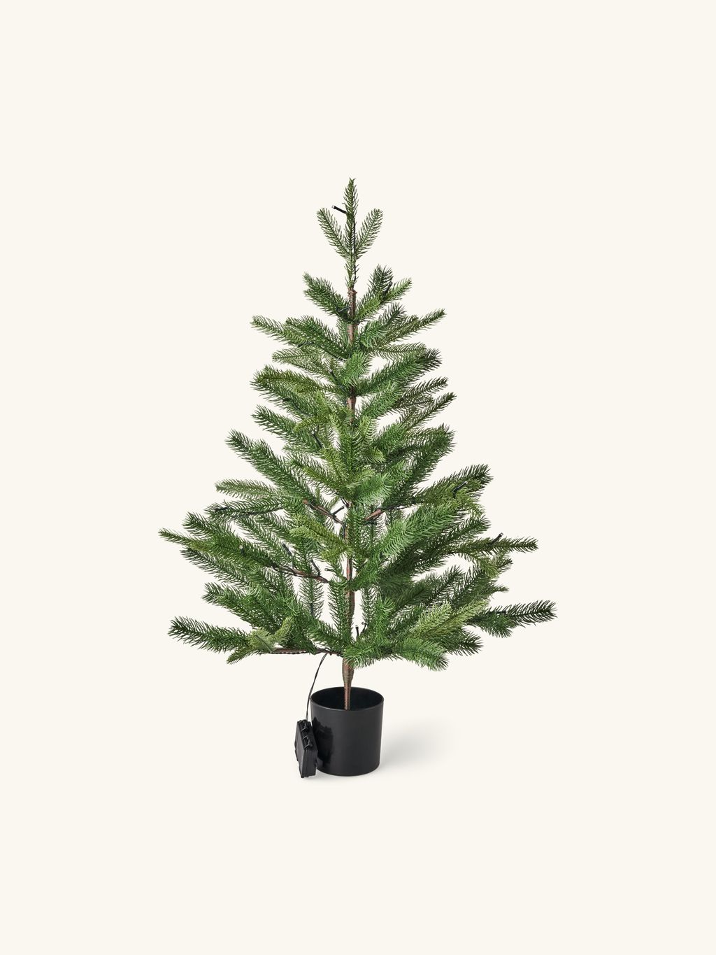 dark green artificial tree
