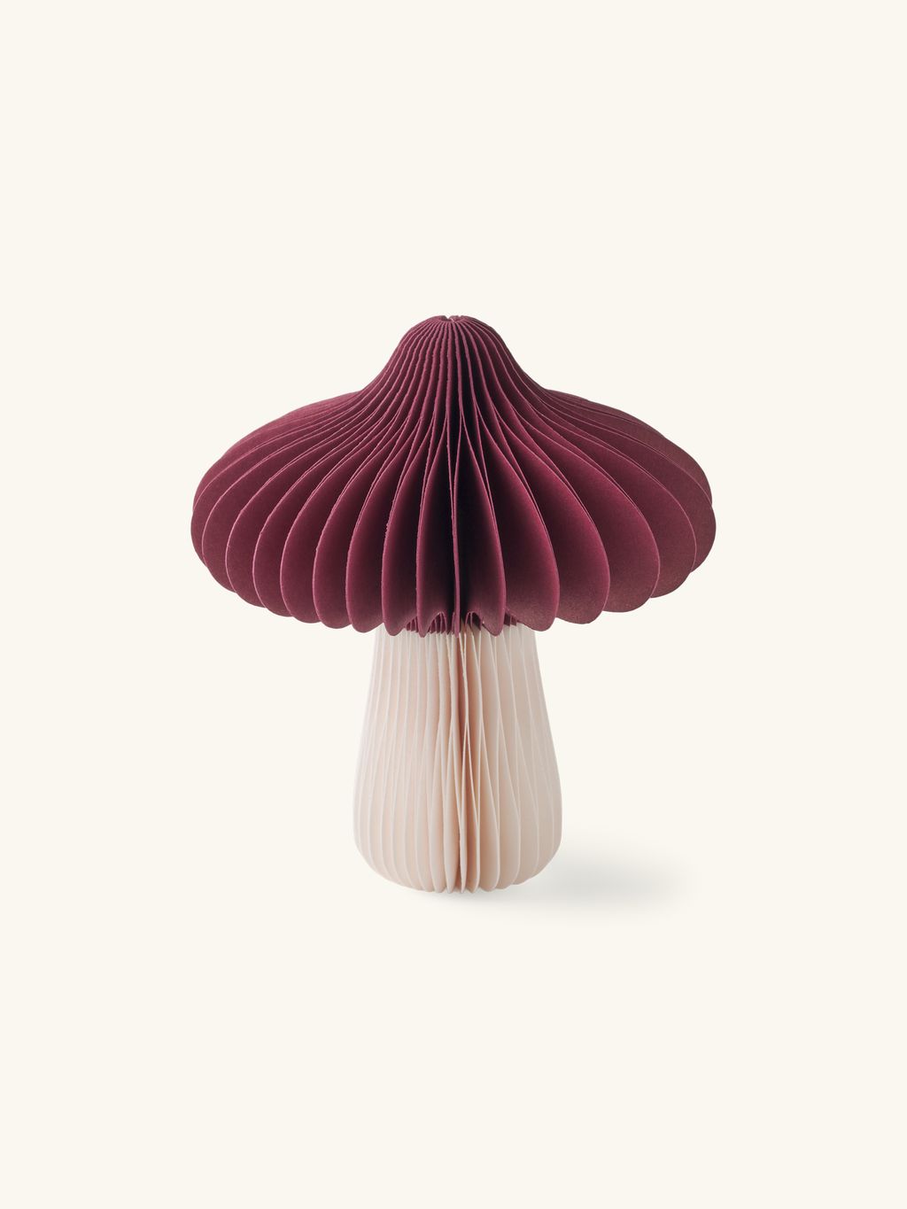Champignon en papier | 8 cm. | Dark Rose