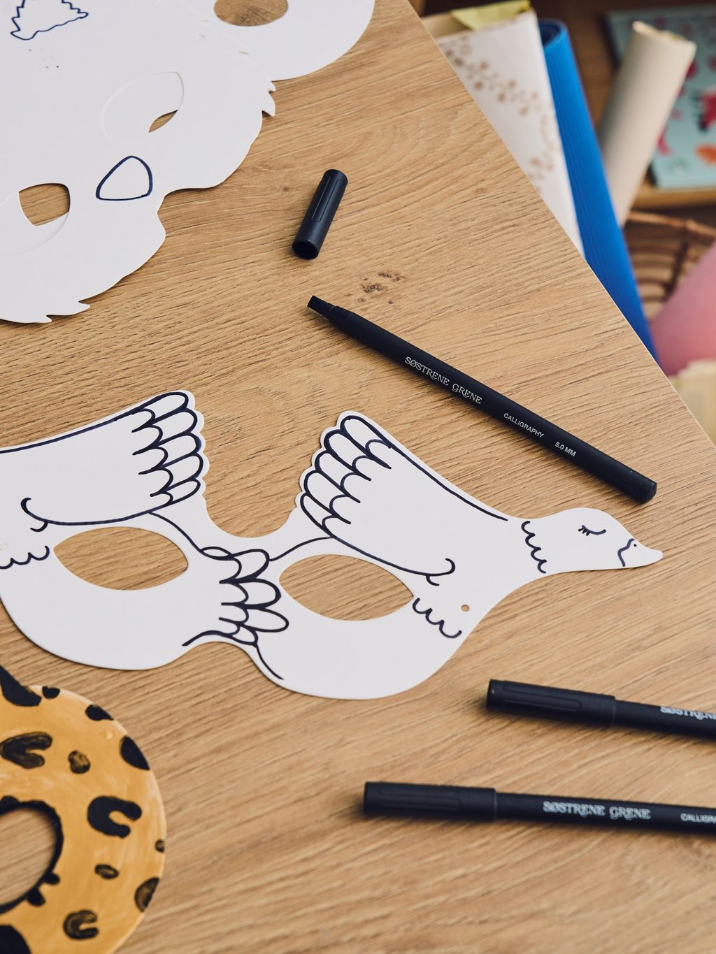 DIY-Masken | Karton. 10 Stck. | White