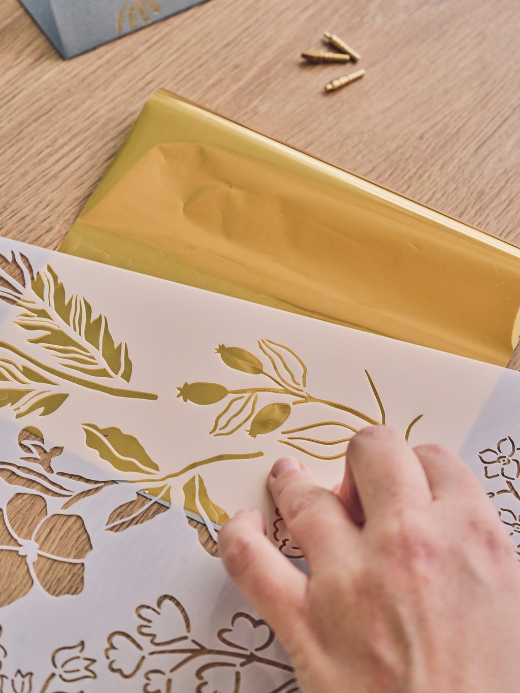 Stencil floral | 1 pc. | Clear