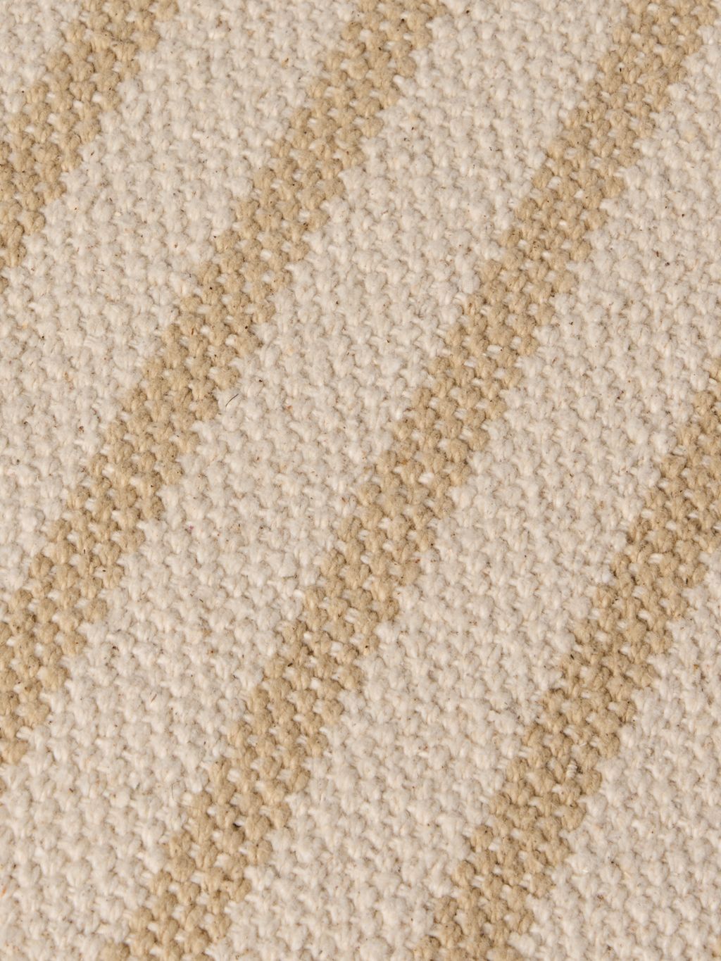 Pouffe | Cotton. 40 x 40 x 20 cm. | Camel