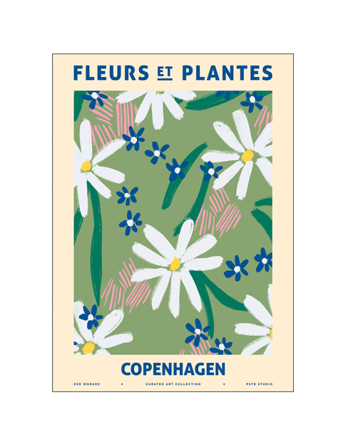 Poster Fleurs et Plantes - Copenhagen 50 x 70 | PSTR-Studio. | Sage ...