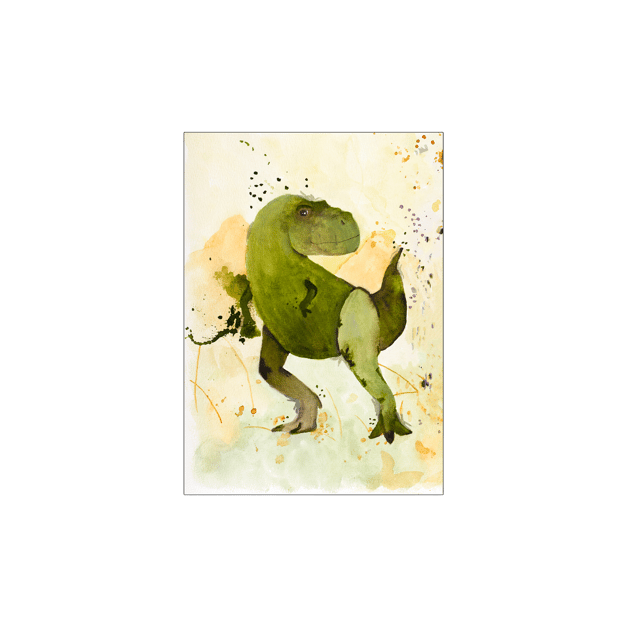 T-rex A4 | Et Lille Atelier - Kids. | Multi | Poster and Frame Kids