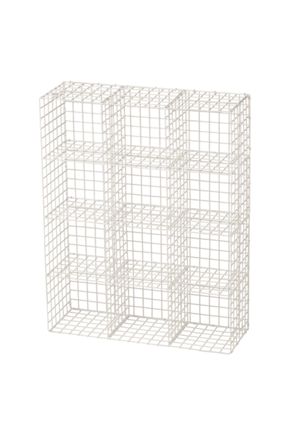 CUP RACK Wandregal | Metall. 46 x 15,5 x 64 cm. | White | Kalager Design