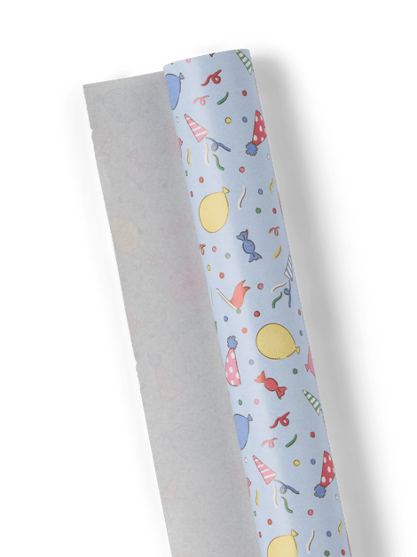 Wrapping paper | Paper. 70 cm x 3 m. | Sky Blue