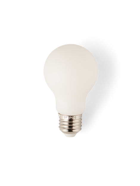 LED-gloeilamp Porcelain | Glas. E27. 7W. Ø6 x 10,8 cm. | Off White ...
