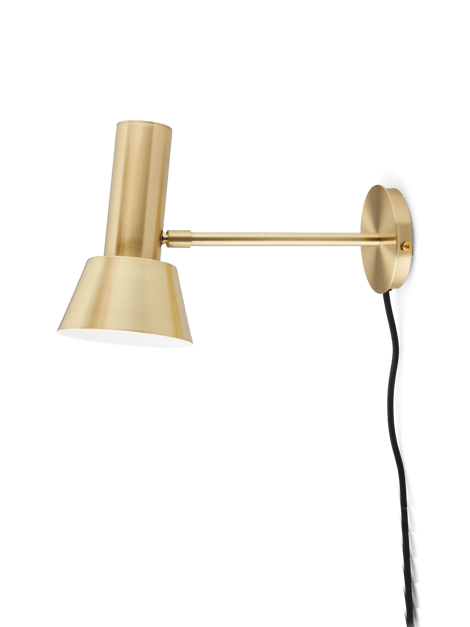 TAP vegglampe | Jern. 12 x 29 x 20 cm. | Brass | Hübsch