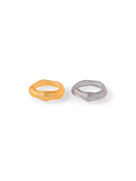 Rings 2-pack | Curry, Grey