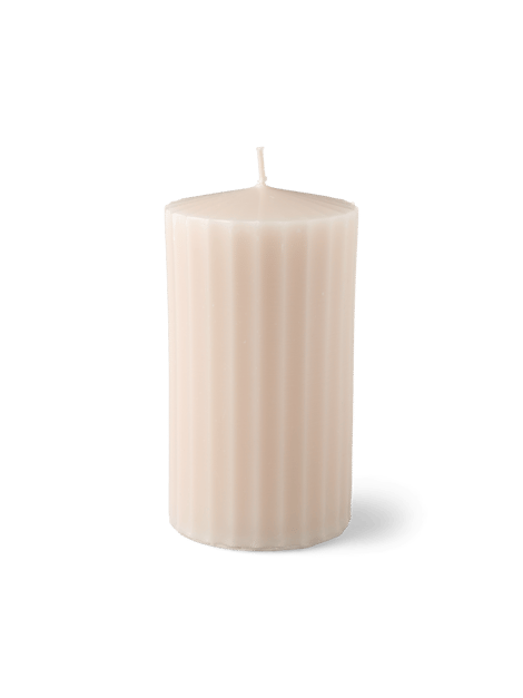 Pillar candle | Paraffin wax/stearin. 46 hours. | Off White