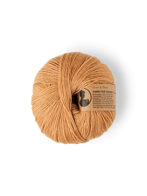 Garn | Wolle/Acryl. 50 g = 200 m. | Camel