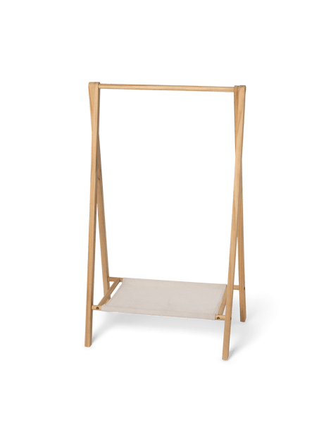 Klesstativ for barn | Furu/bomull. 60 x 40 x 100 cm.