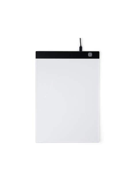 LED light drawing pad A4 | Incl. USB cable. | White