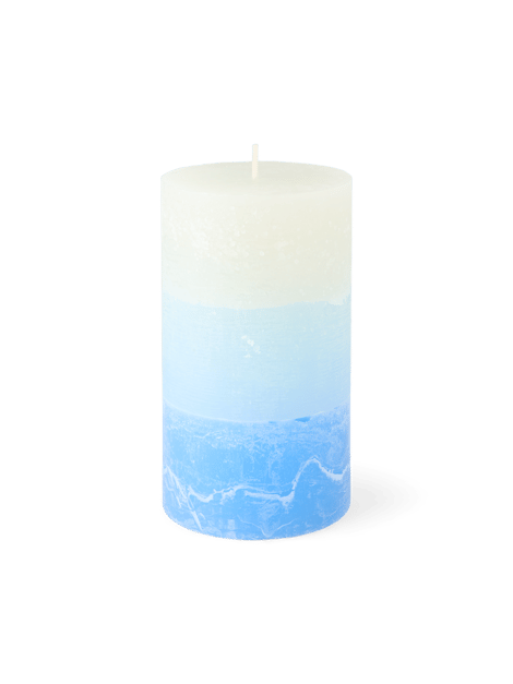 Rustic pillar candle | Paraffin/stearin wax/cotton. Ø7 x 12 cm. 48 ...
