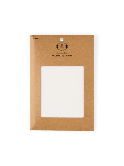 Oil pastel pad | Paper. 21 x 14.5 cm. 25 sheets. 250 gsm. | White