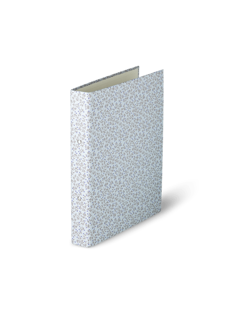 Ringbind A4 | Karton. 32 x 26 x 4 cm. | Ice Blue, Brown