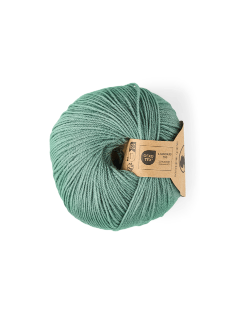 Merino yarn | Superwash wool. 50 g = 188 m. | Moss Green