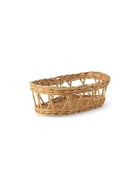 Brotkorb | Rattan. 27 x 15 x 8 cm. 1 Stck.