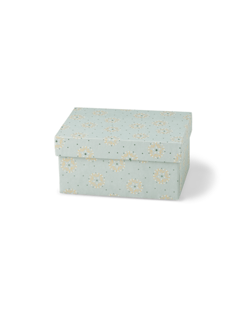 Storage box | Paper. 17.5 x 13.5 x 8.5 cm. | Ice Blue