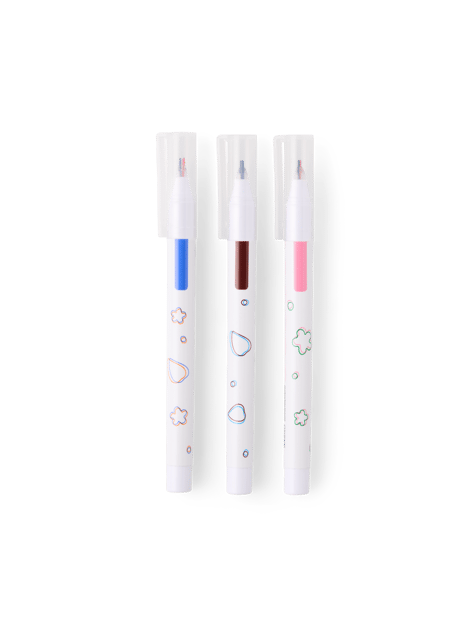 Double line pens | 3 pcs. | Multi