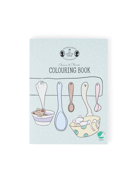 Colouring book | Paper. 16 x 12 cm. 24 pages. | Mint
