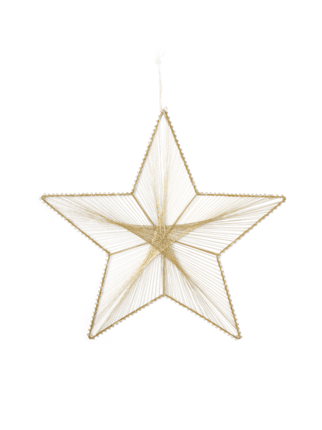 Hangende LED-ster | Ø50 cm. | Gold