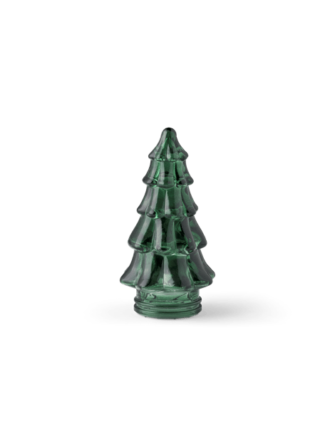 Decoratieve boom | Glas. 11 cm. | Dark Green
