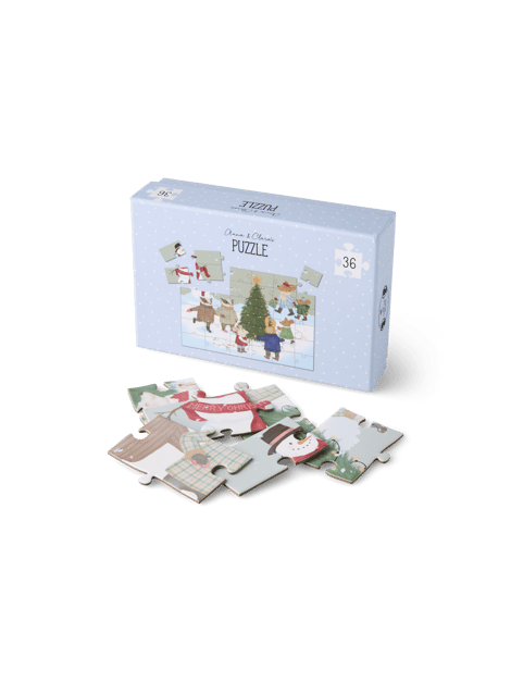 Puzzle | Carton. 36 pièces. | Moss Green