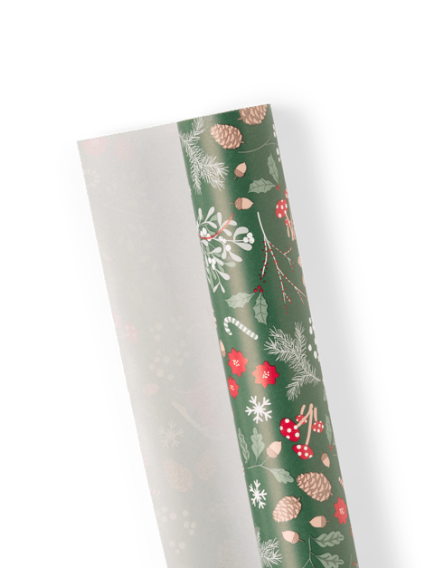 Wrapping paper | Paper. 100 cm x 4 m. | Pine Green