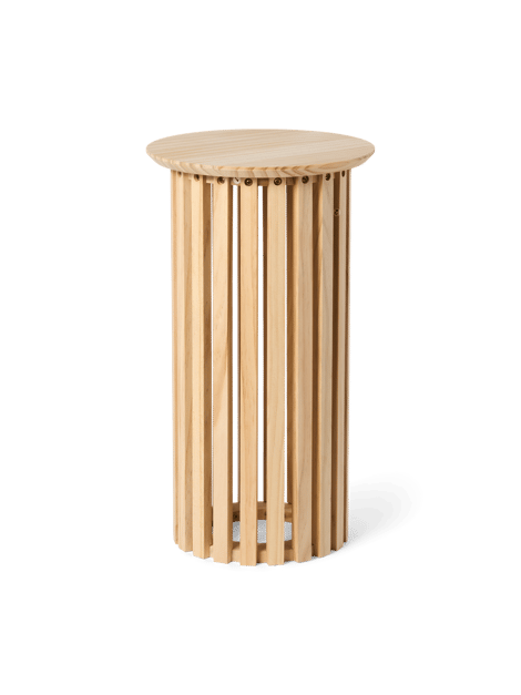 Sokkel | Dennehout. Ø 28 cm. | Light wood