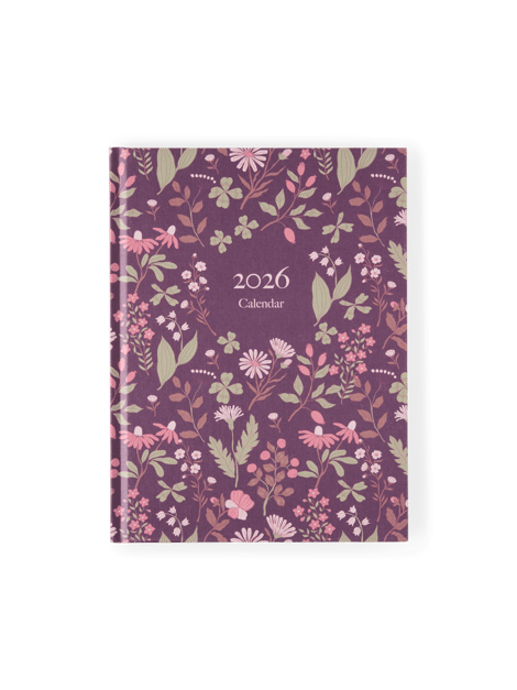 Kalender 2026 | Papper. 128 sidor. | Plum