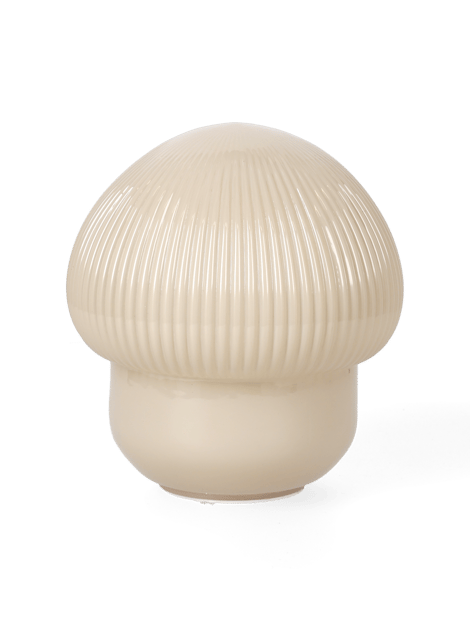 LED table lamp | Glass. 16 x 17 cm. | Camel