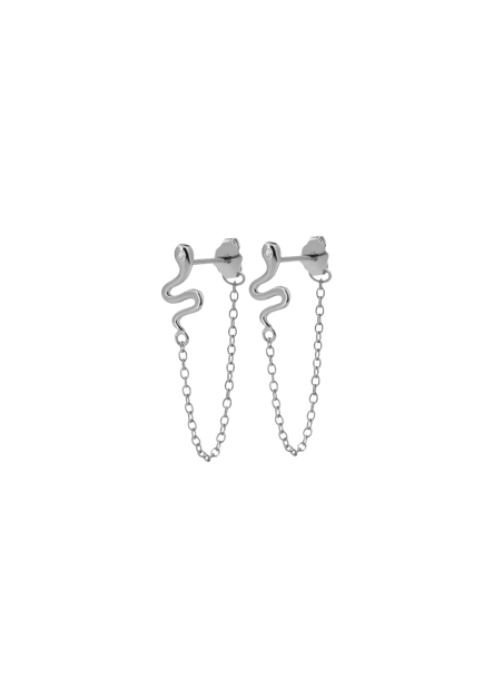 Simple Snake Strings | 925 sterling zilver. 4 cm. 2 stk. | Silver ...